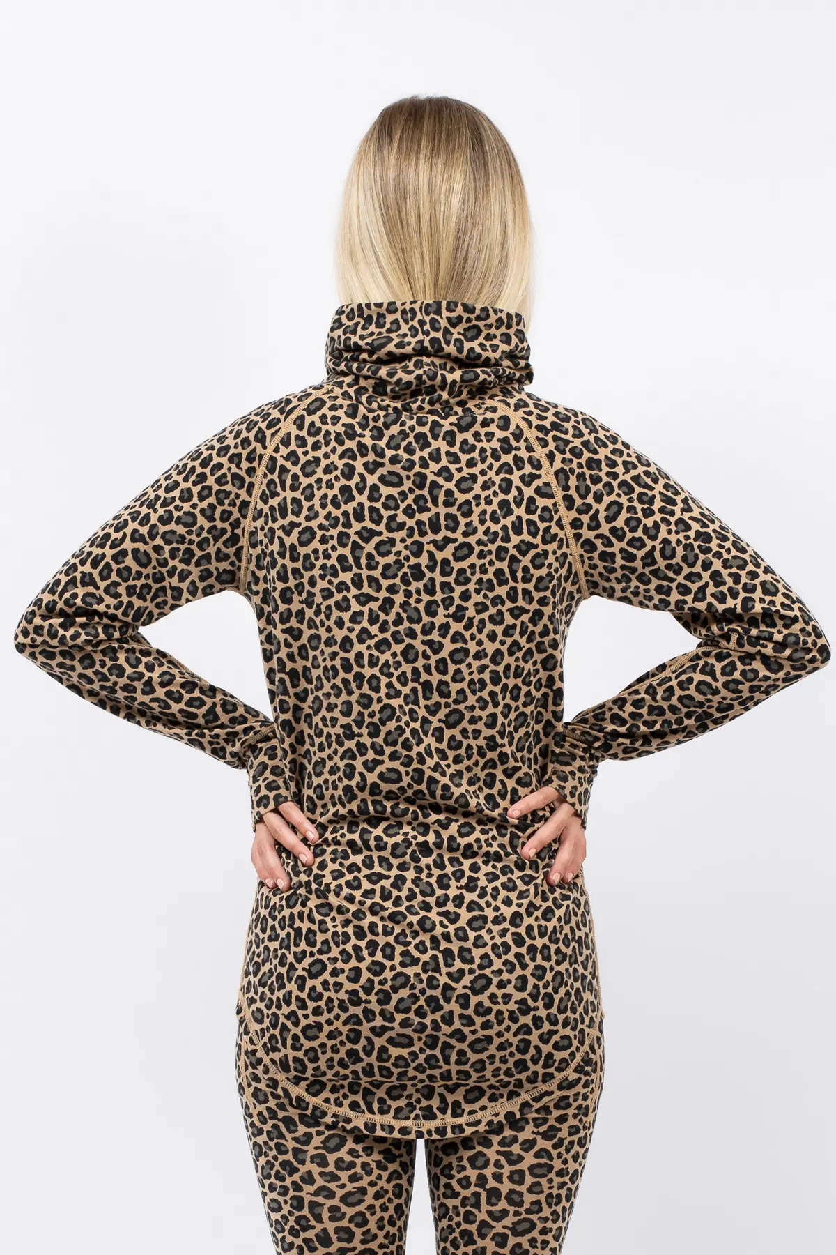 Icecold Merino Wool Top - Leopard