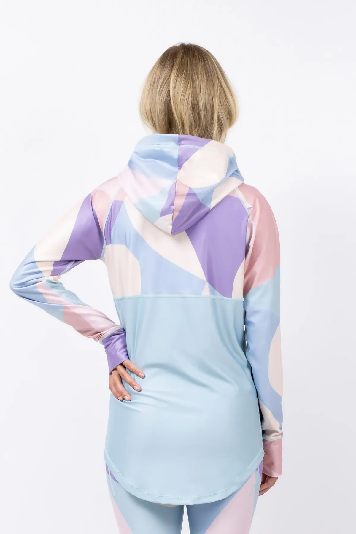 Icecold Hoodie Top - Abstract Pastels