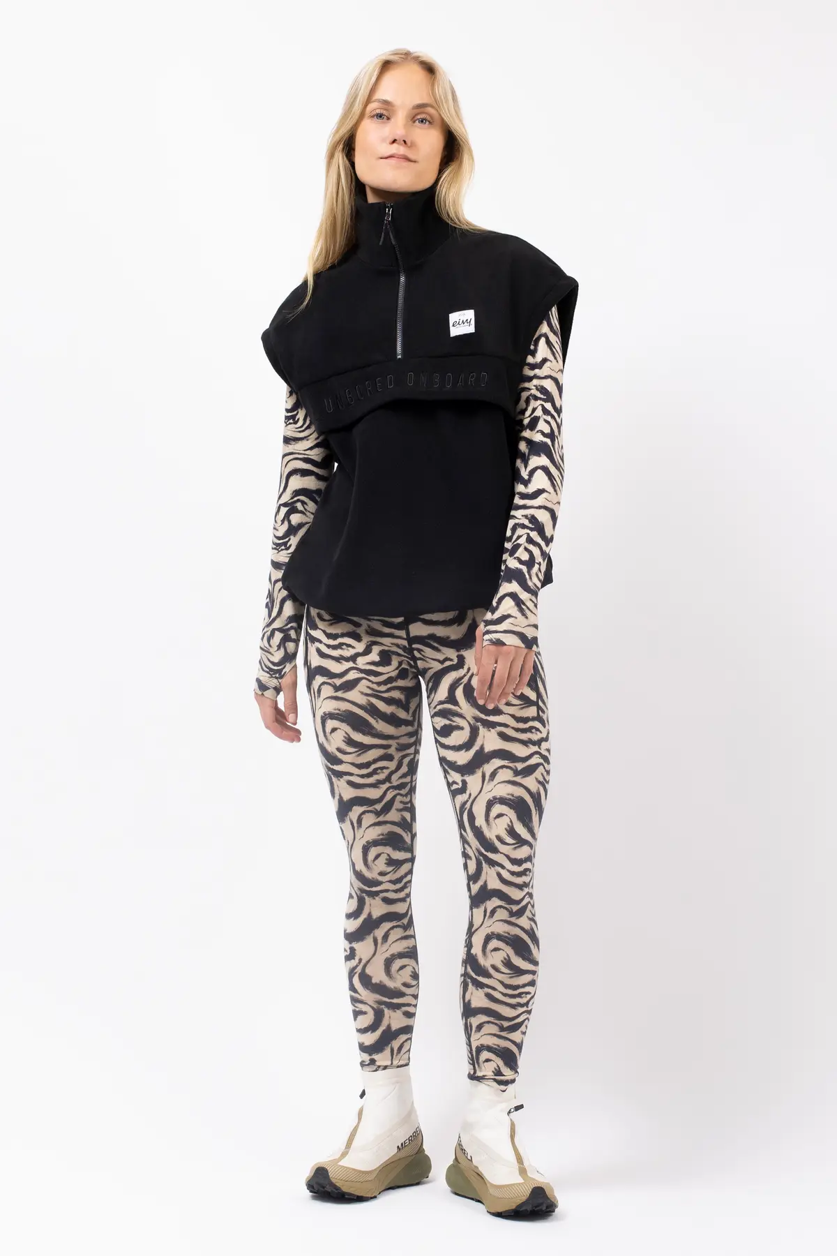 Ball Fleece Vest - Black