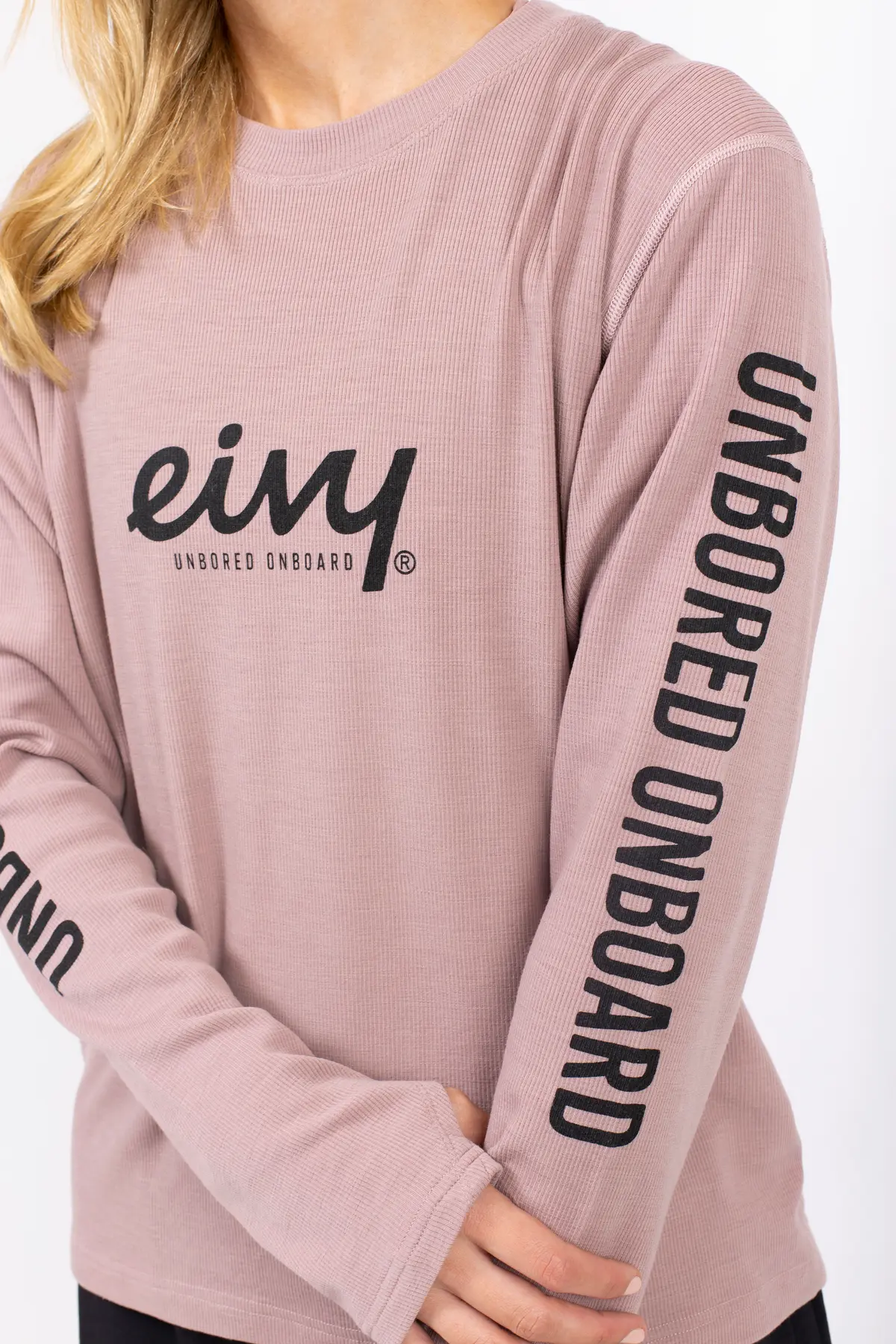 Loose Fit MX Merino Wool Rib Top - Faded Woodrose