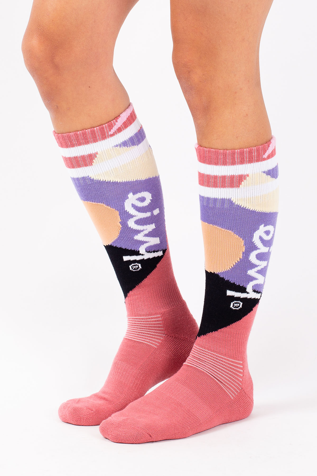 Cheerleader Wool Socks - Abstract Shapes