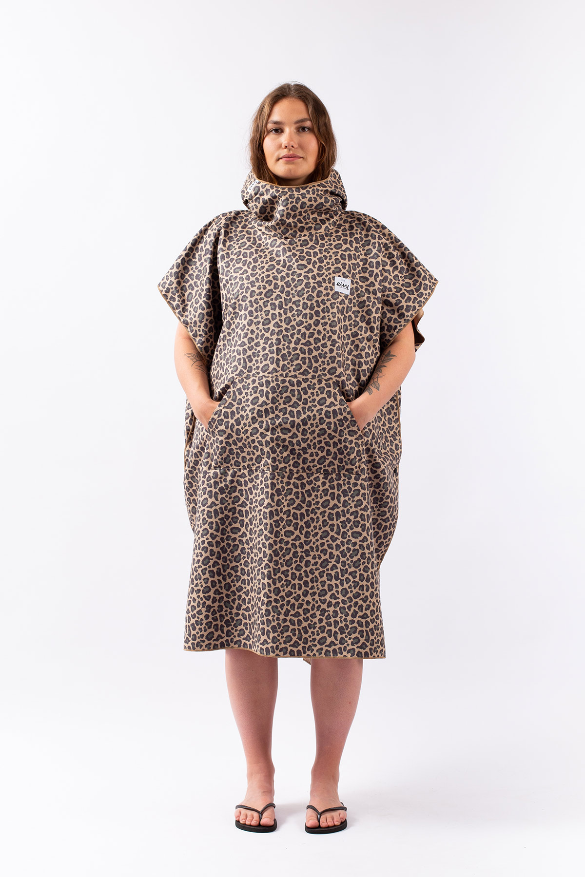 Packable Changing Robe - Leopard