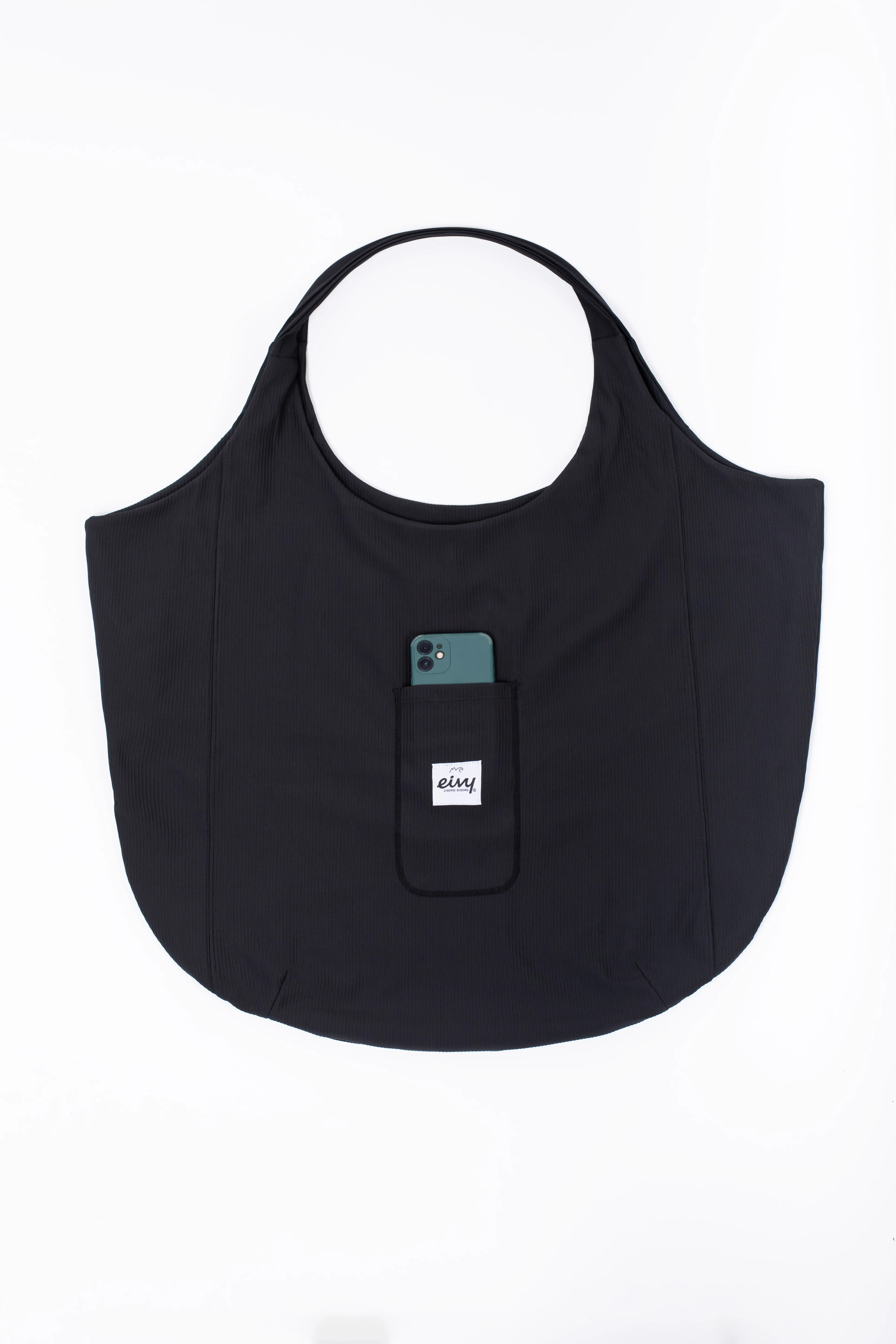 Expandable Rib Carryall Bag - Black