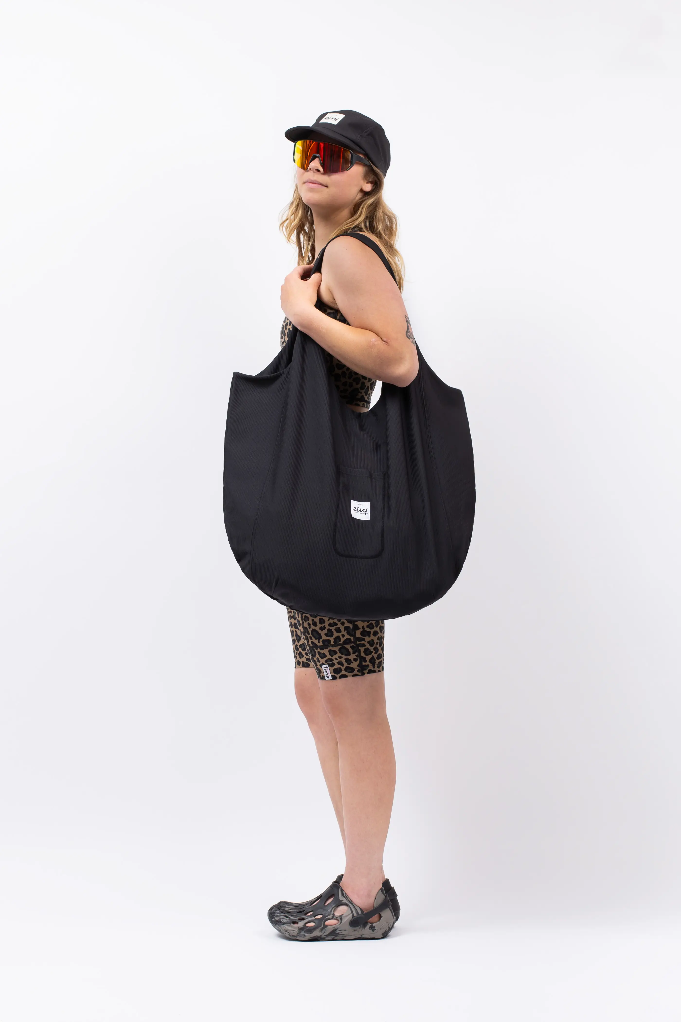 Expandable Rib Carryall Bag - Black