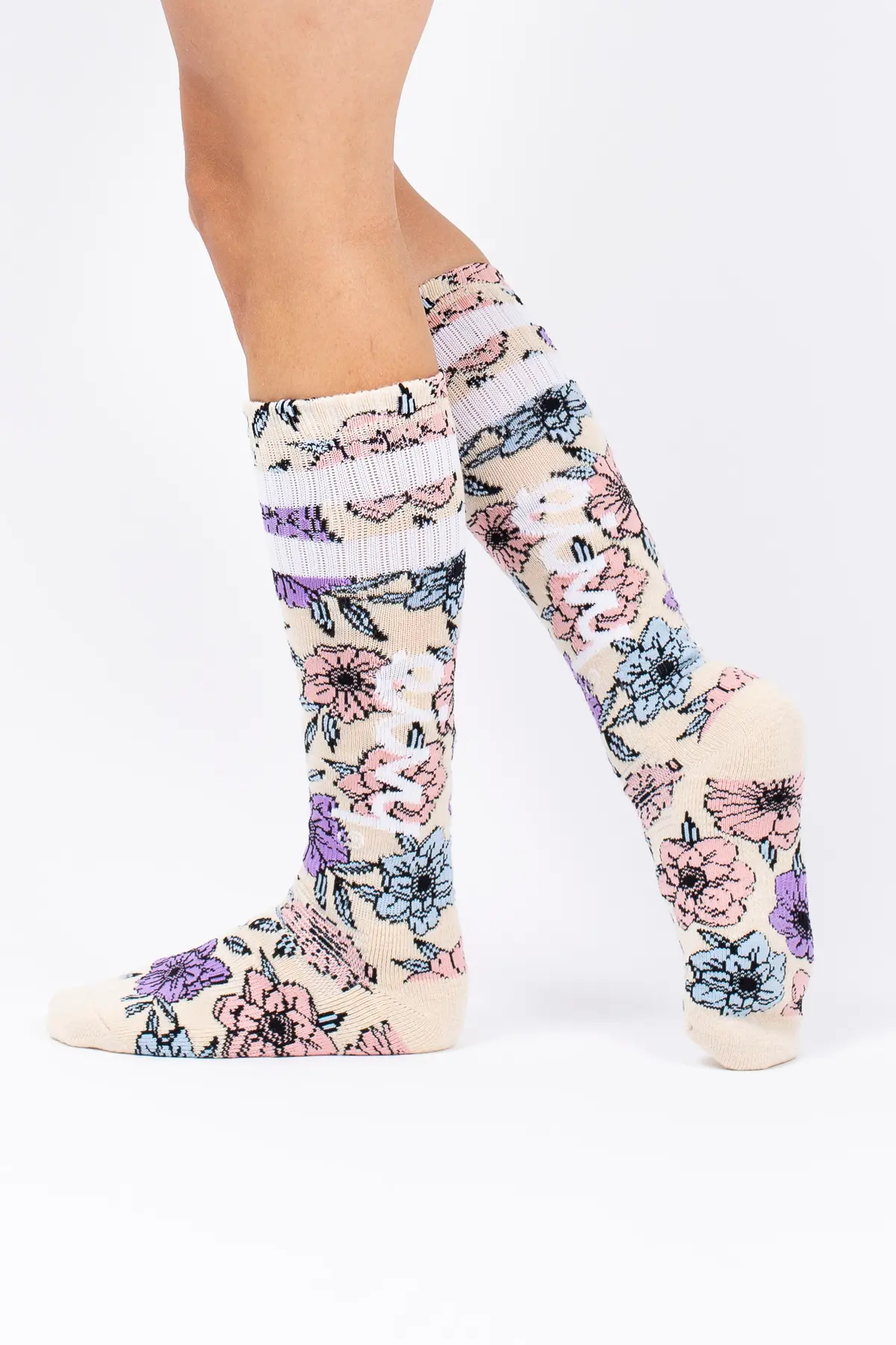Cheerleader Wool Socks - Big Flower