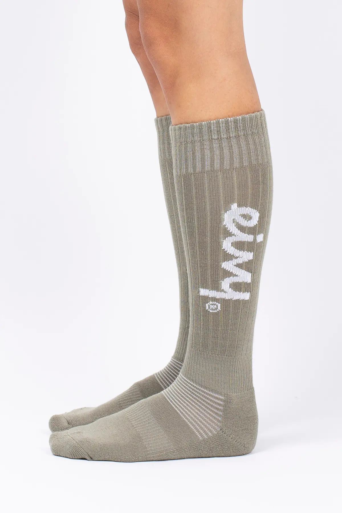 Rib Wool Socks - Faded Oak