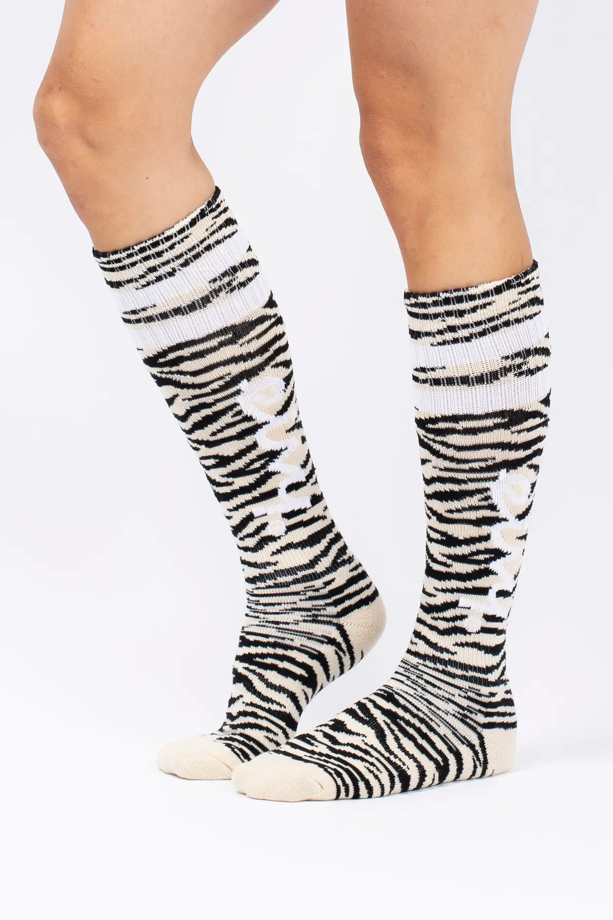 Cheerleader Wool Socks - Zebra