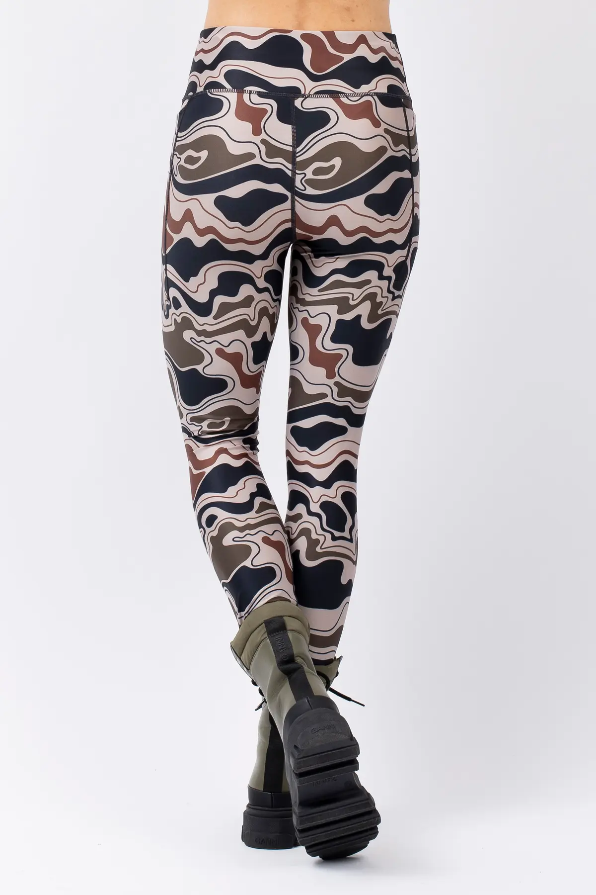 Pocket Tights - Curve Camo