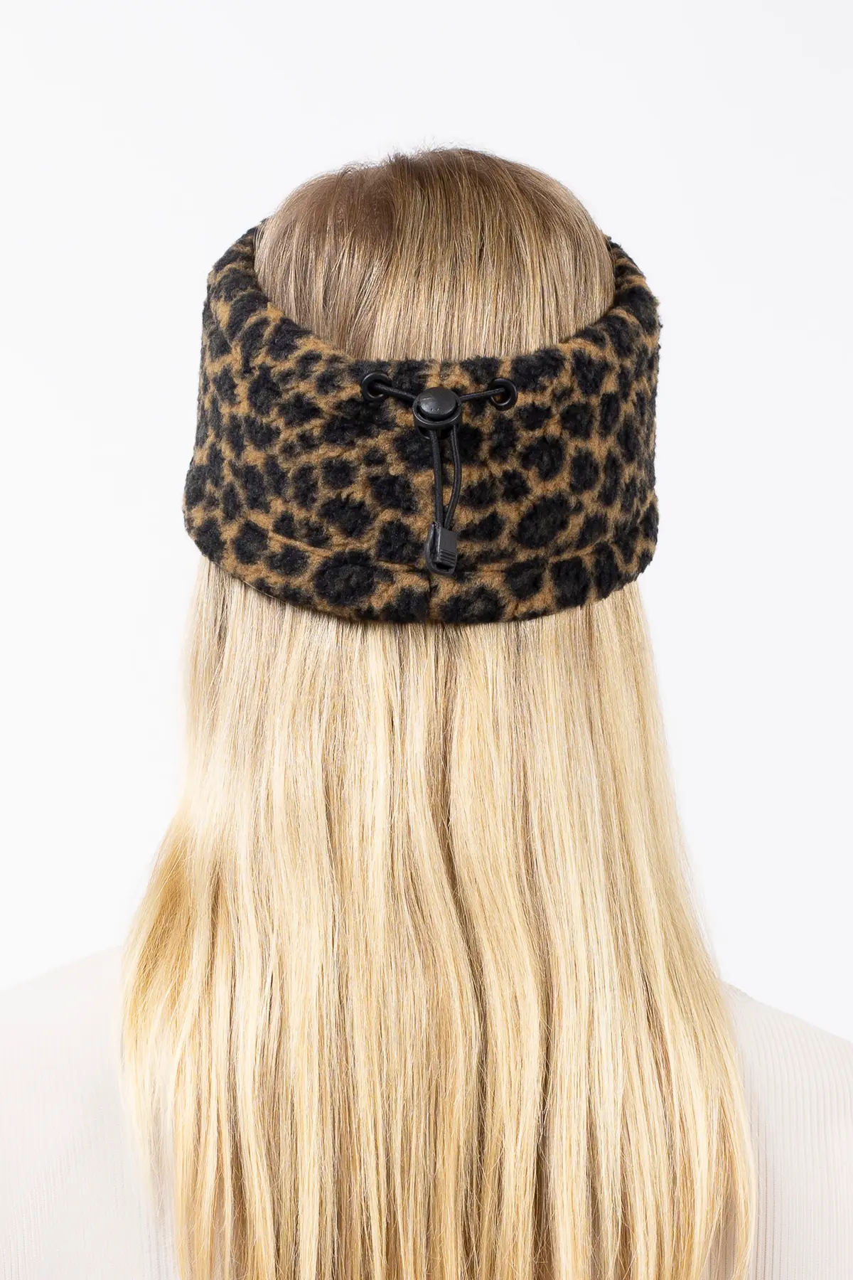 Throwback Sherpa Headband - Leopard