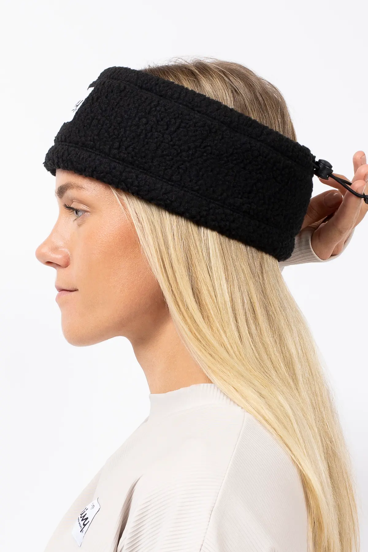 Throwback Sherpa Headband - Black