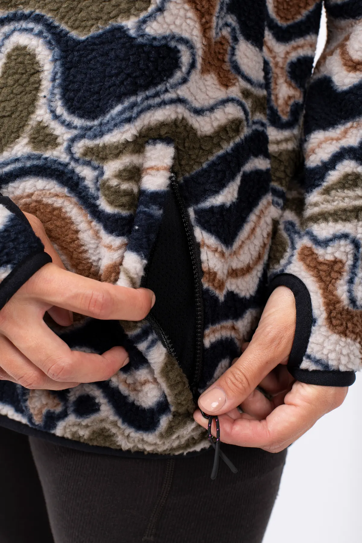 Redwood Sherpa Jacket - Curve Camo